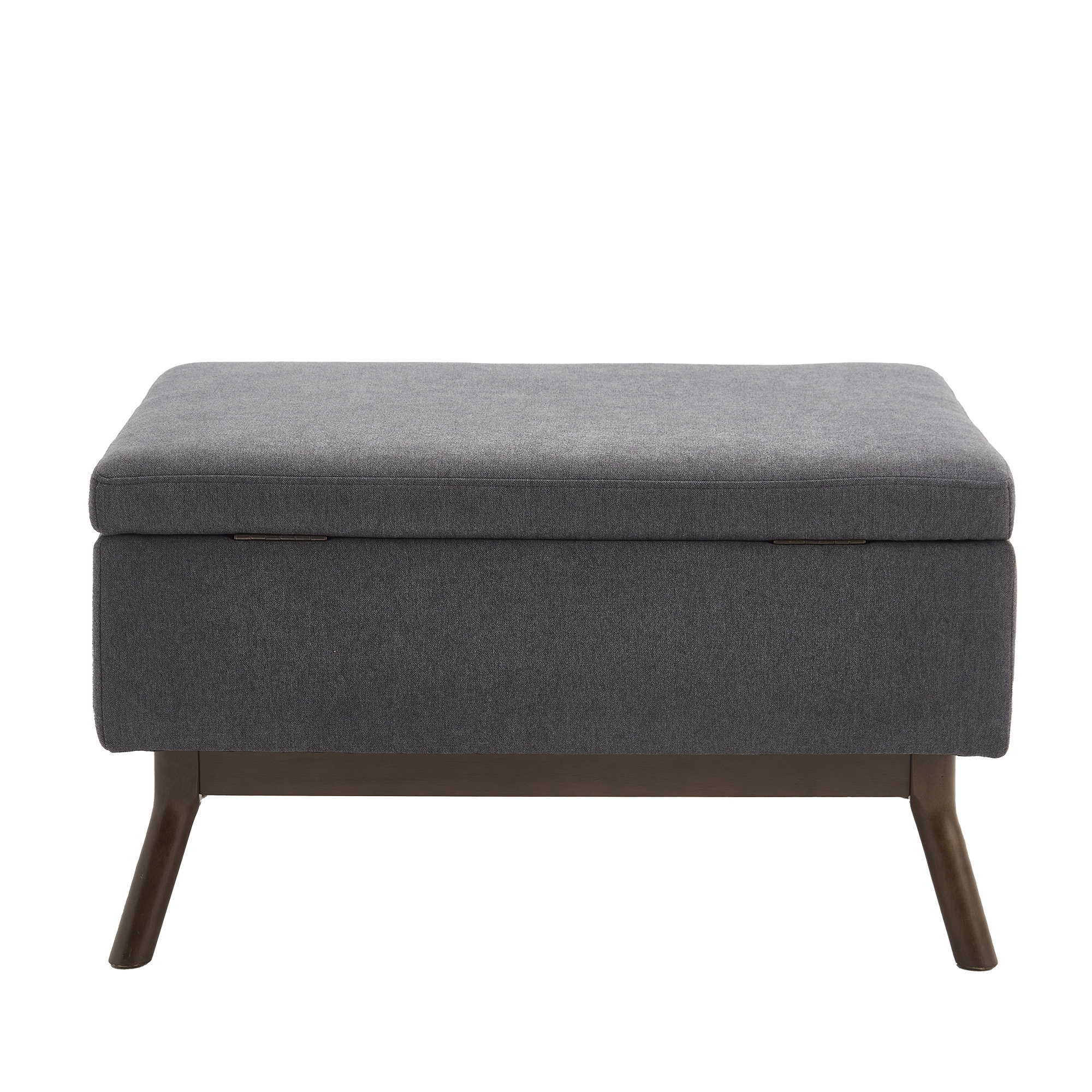 George Oliver Mid-Century Modern Square Coffee Table Storage Bench ...