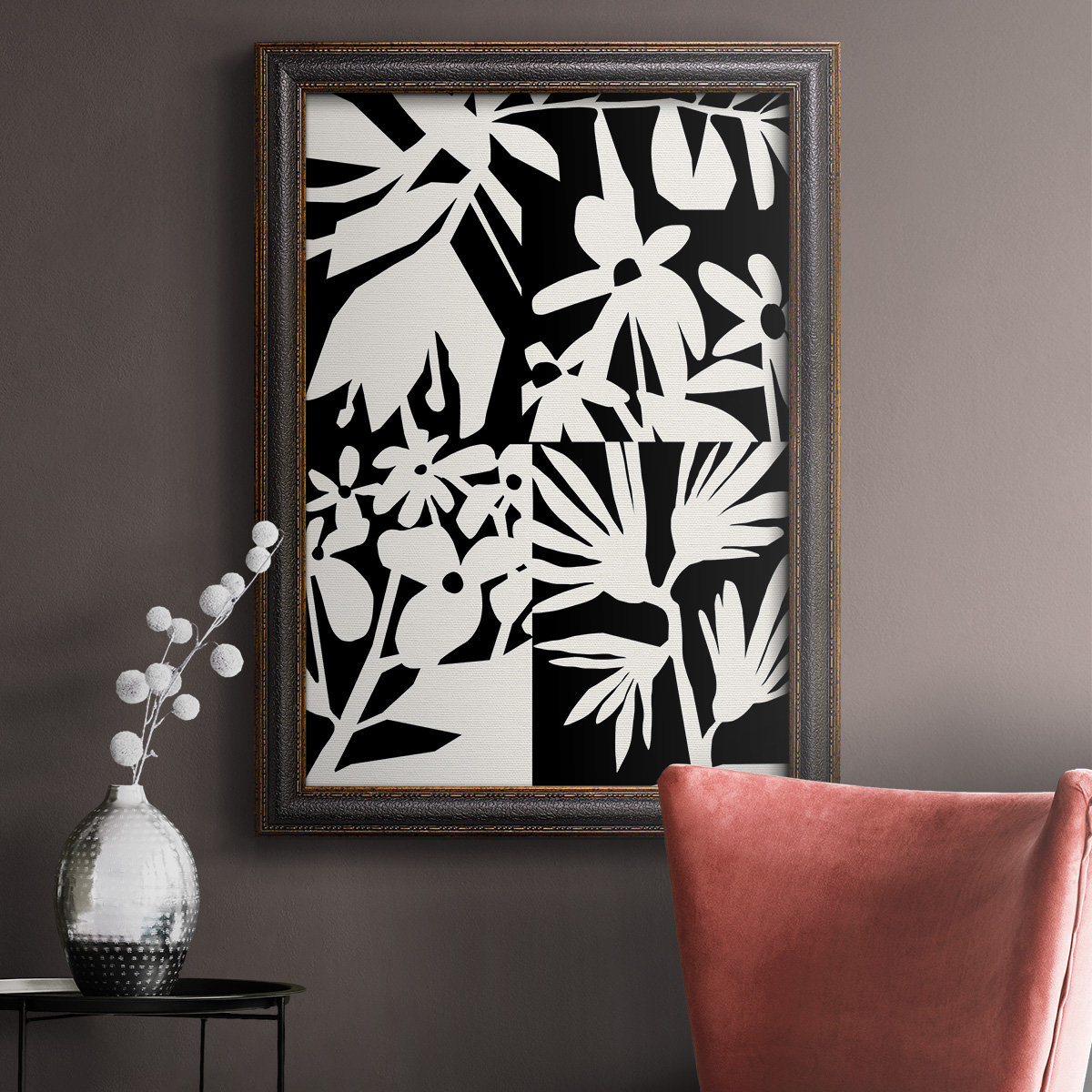 Ebern Designs Cut Out Fields I Premium Framed Canvas- Ready To Hang ...