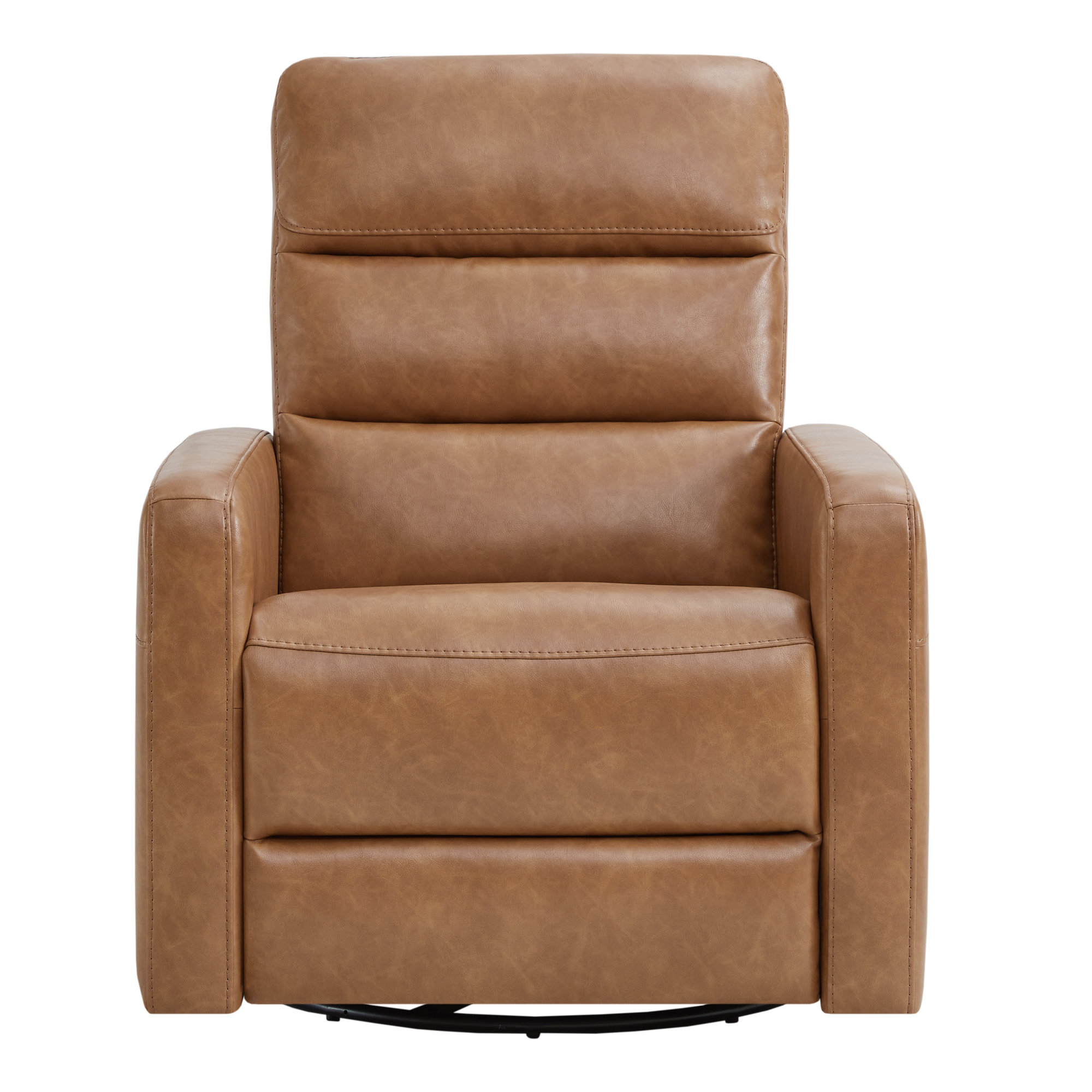 Joss & Main Mila Leather Rocking Swivel Power Recliner & Reviews ...