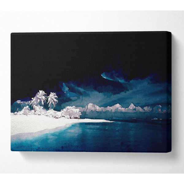 House of Hampton Surreal Hidden Island Blue - Print | Wayfair.co.uk