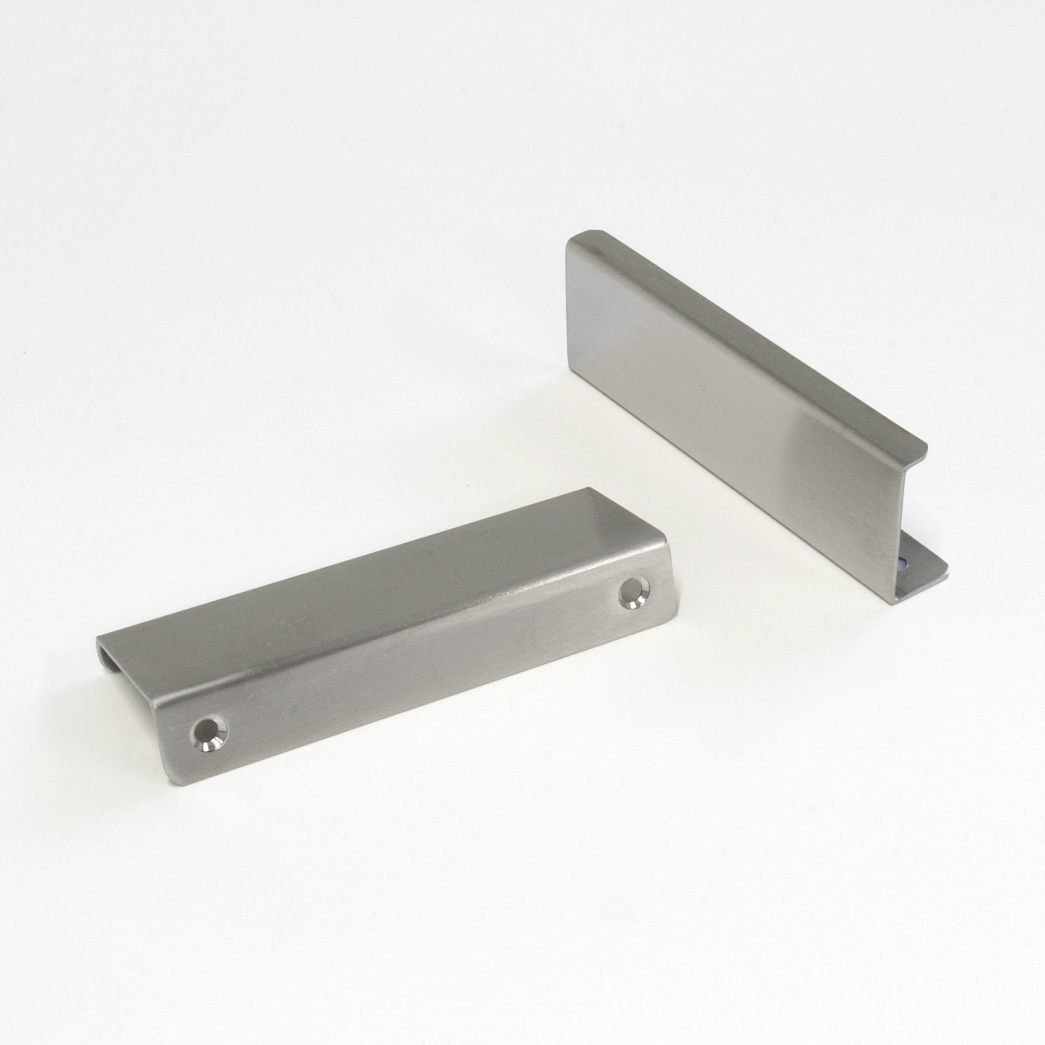 RCH Supply Company Stainless Steel Modern Industrial Finger Edge Pull ...