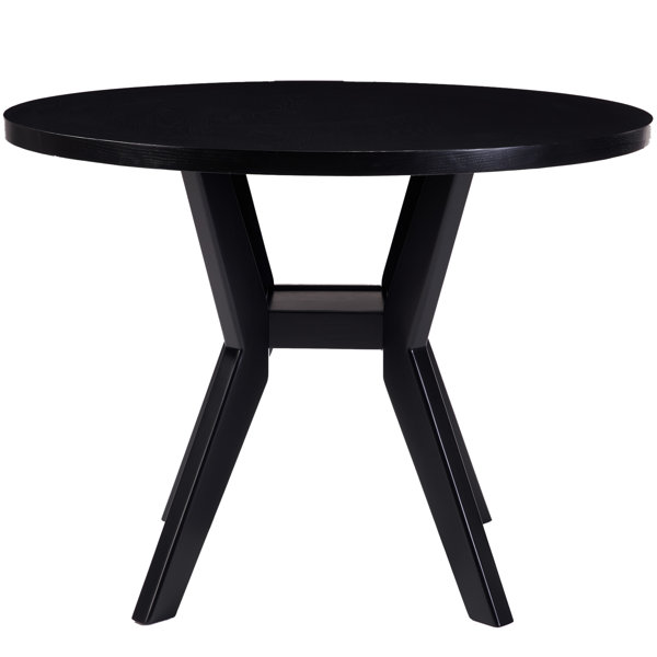 Black Round Dining Tables You'll Love | Wayfair