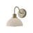 Fairmont Park Akshayan Brushed Gold Wall Light with Ribbed Dome Shade ...