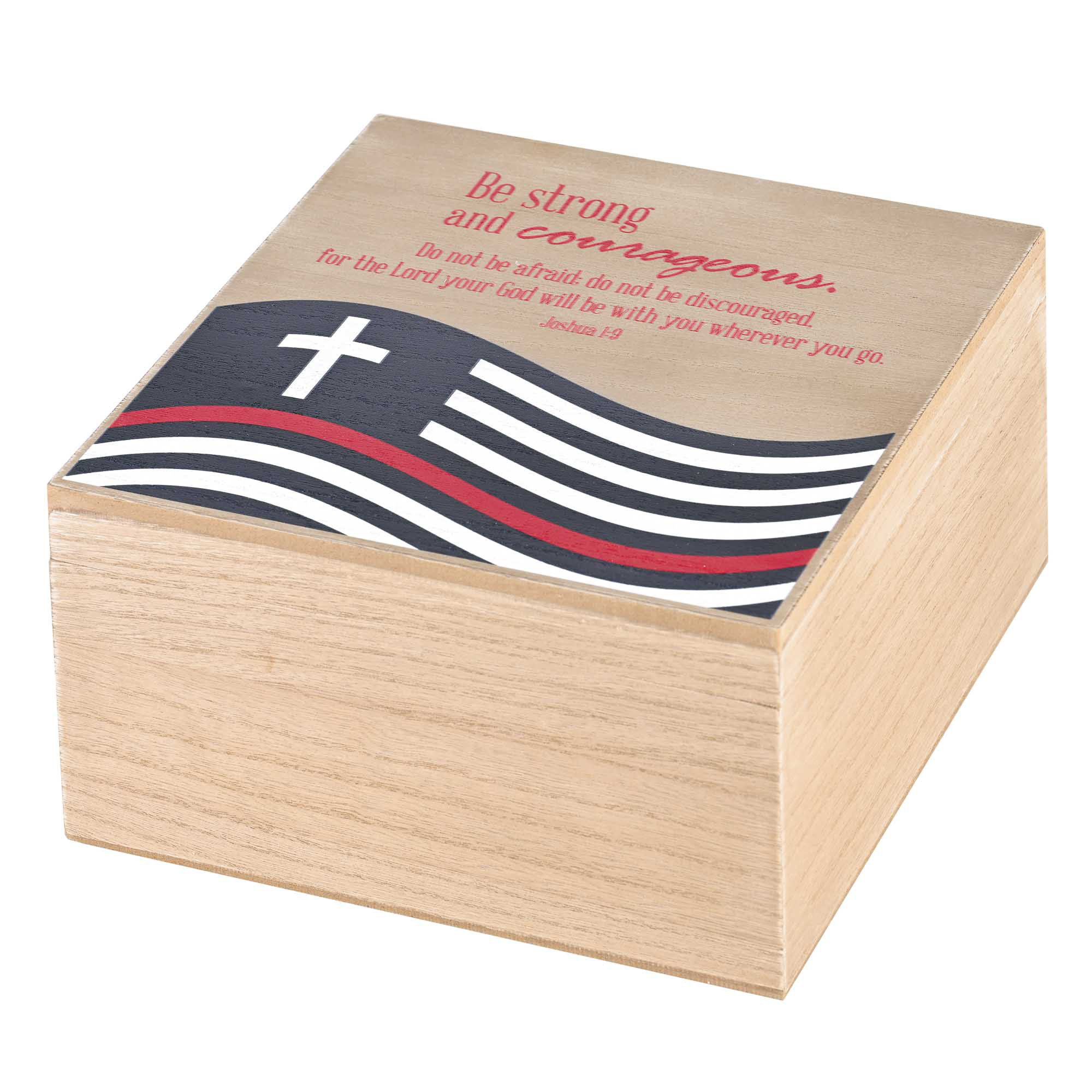 Dicksons Inc Keepsake Box Firefighter Be Strong MDF | Wayfair