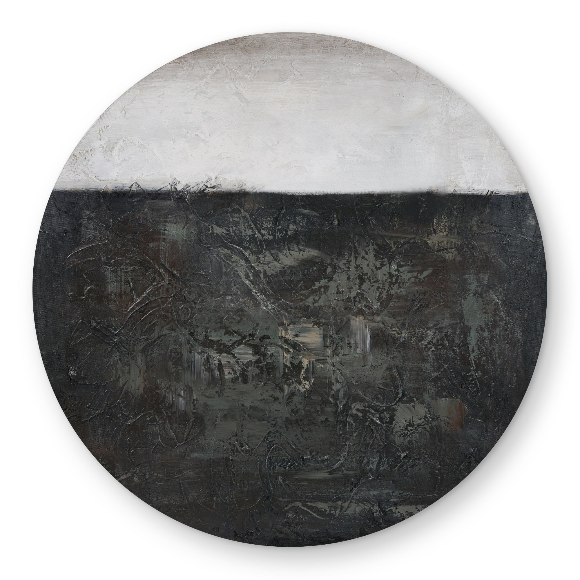 Begin Edition International Inc. Abstract Texture - Round Outdoor Rug ...