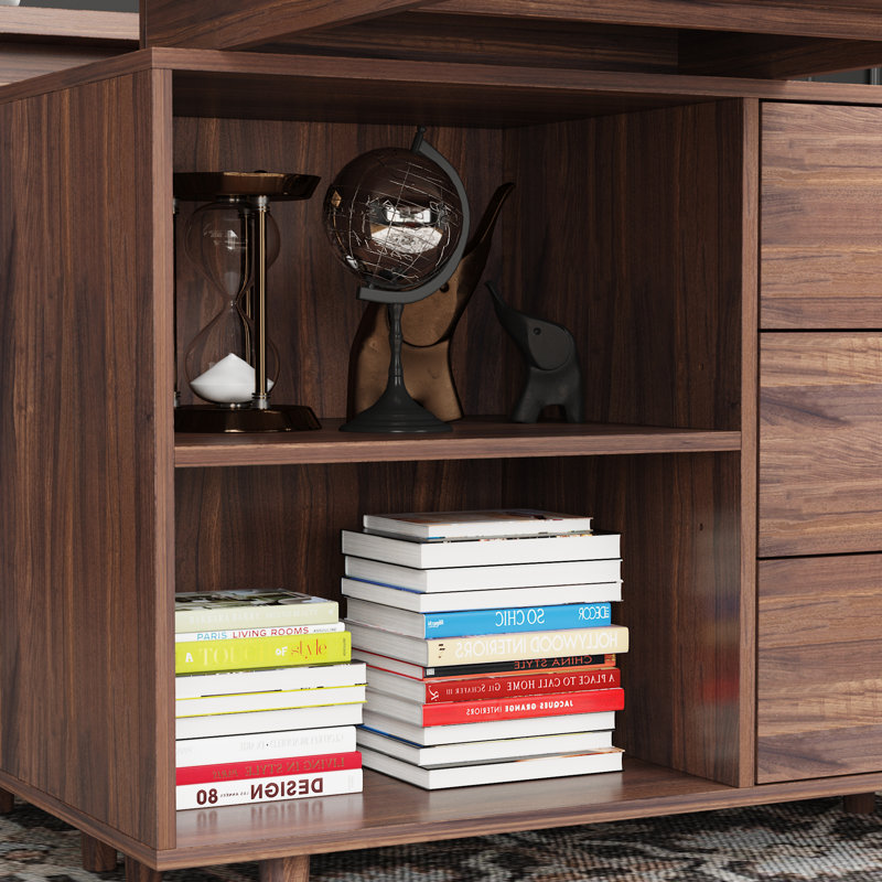 Latitude Run® 110"W Computer Desk 2 Person & Reviews - Wayfair Canada