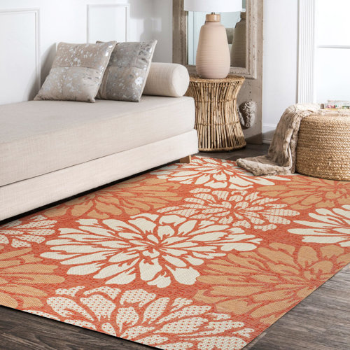 Wayfair | 8' x 10' Orange Outdoor Rugs You'll Love in 2023