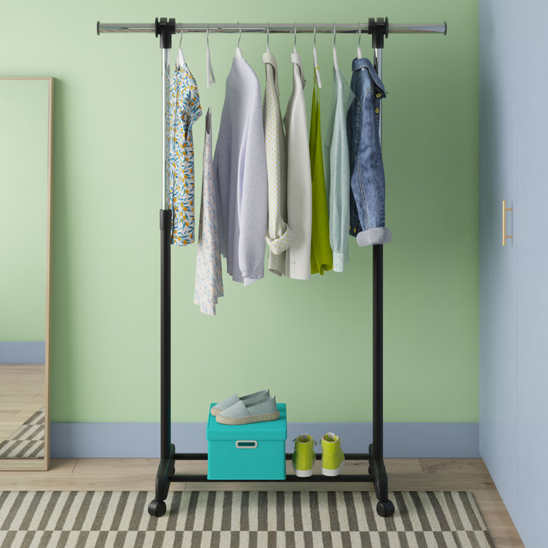 Wayfair Basics® Alegra 52" W Garment Rack & Reviews | Wayfair