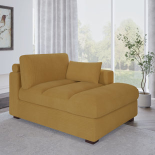 One Arm Chaise Lounge Chairs You'll Love | Wayfair