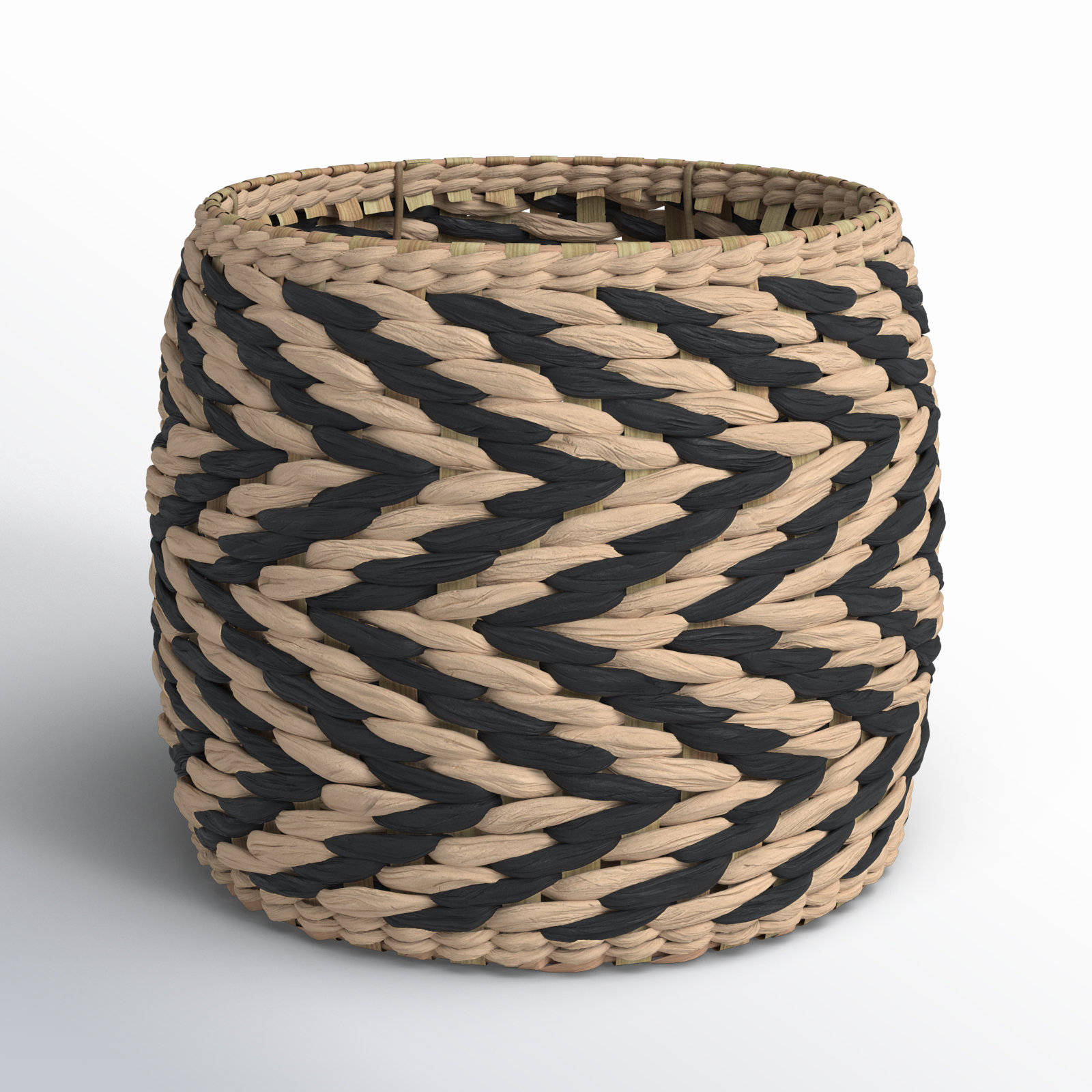 Household Essentials Cattail and Paper Zee Wicker Basket & Reviews ...