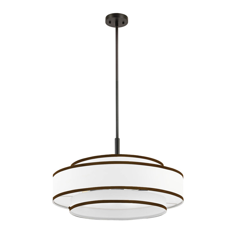 Wade Logan Aasim 5 - Light Shaded Drum Chandelier & Reviews - Wayfair ...