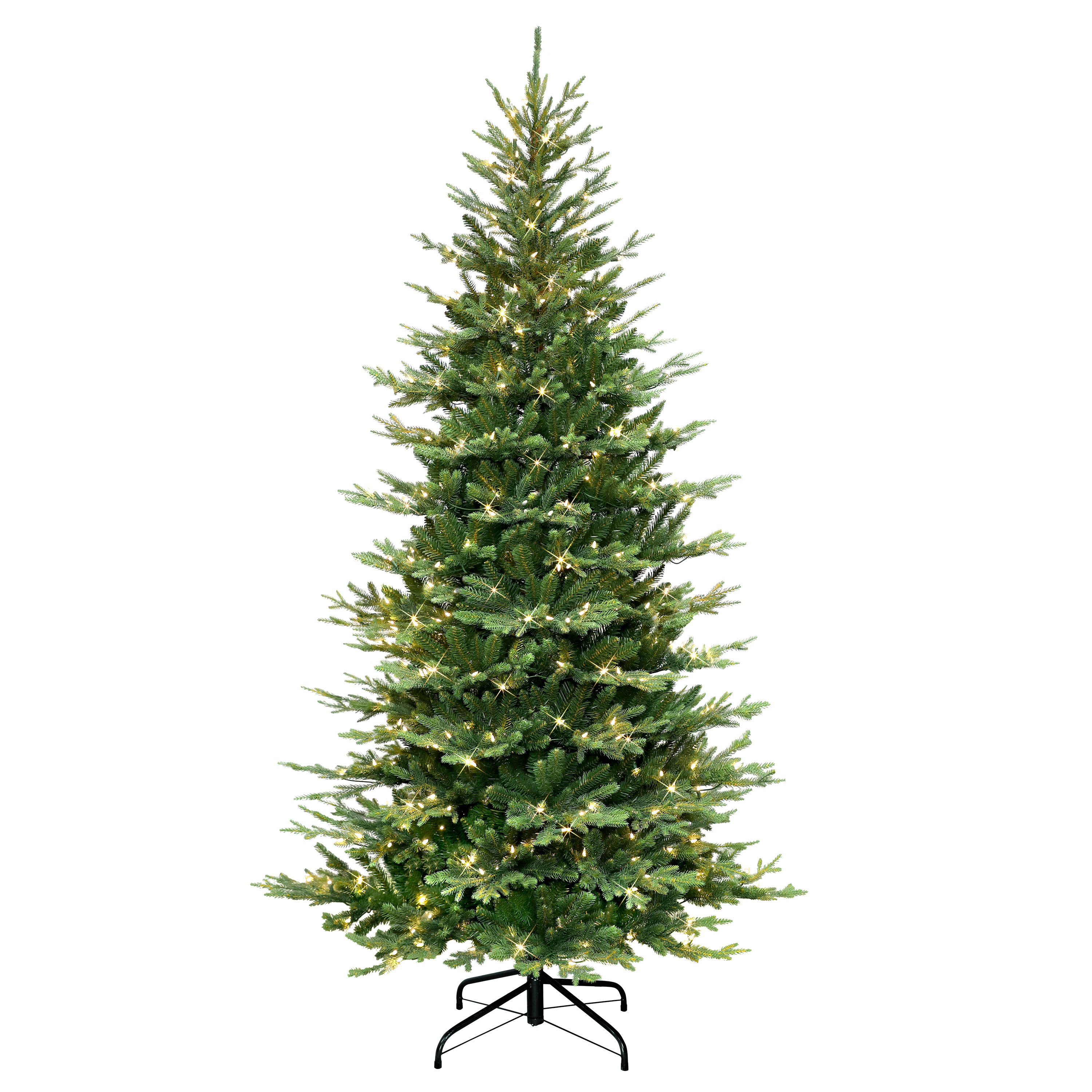The Holiday Aisle® 90" H Slender Green PVC & PE Blend Fir Christmas ...