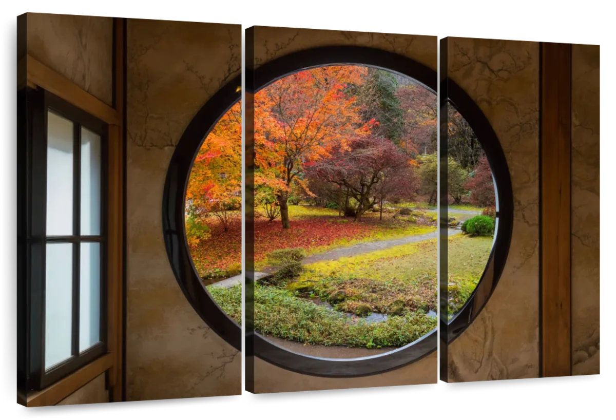 Elephant Stock Japanese Garden Window | Wayfair