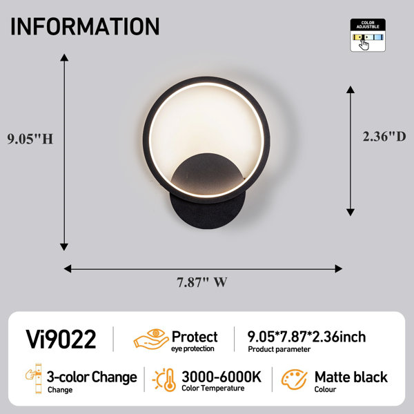 Wrought Studio™ Jesaiah Flush Mounted Sconce | Wayfair