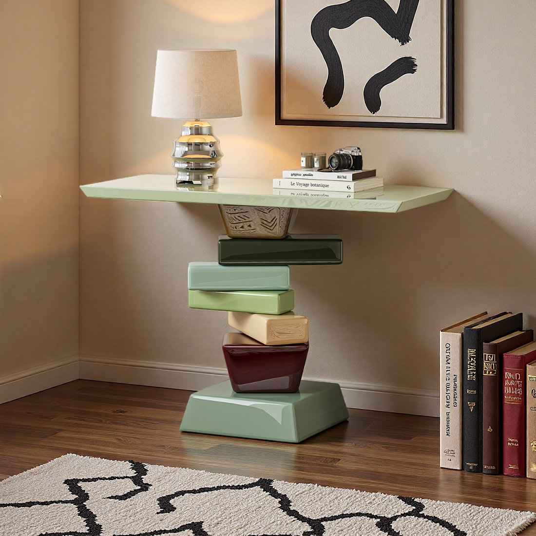 Orren Ellis Colourful Creative Modern Console Table - Wayfair Canada