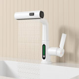 ArtisanArcade Pull-Out Lift Bathroom Tap With Led Temperature Display ...