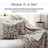 Cheer Collection Square Faux Fur Pillow Cover and Insert | Wayfair
