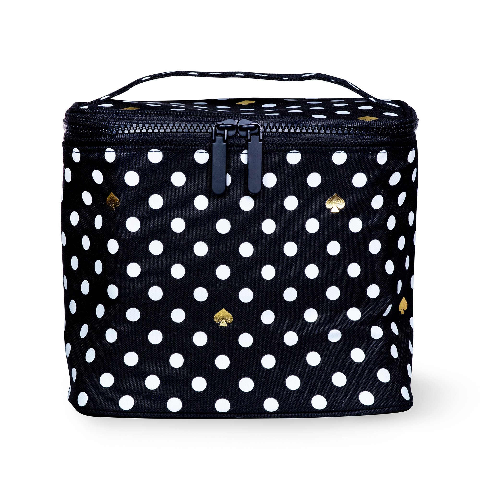 kate spade new york Lunch Tote, Polka Dots (Black/White) | Wayfair