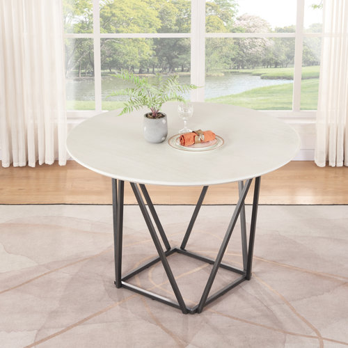 White Round Dining Tables You'll Love | Wayfair