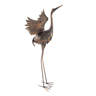 Red Barrel Studio® Flying Crane Garden Statue - 35-Inch-Tall Metal Yard ...
