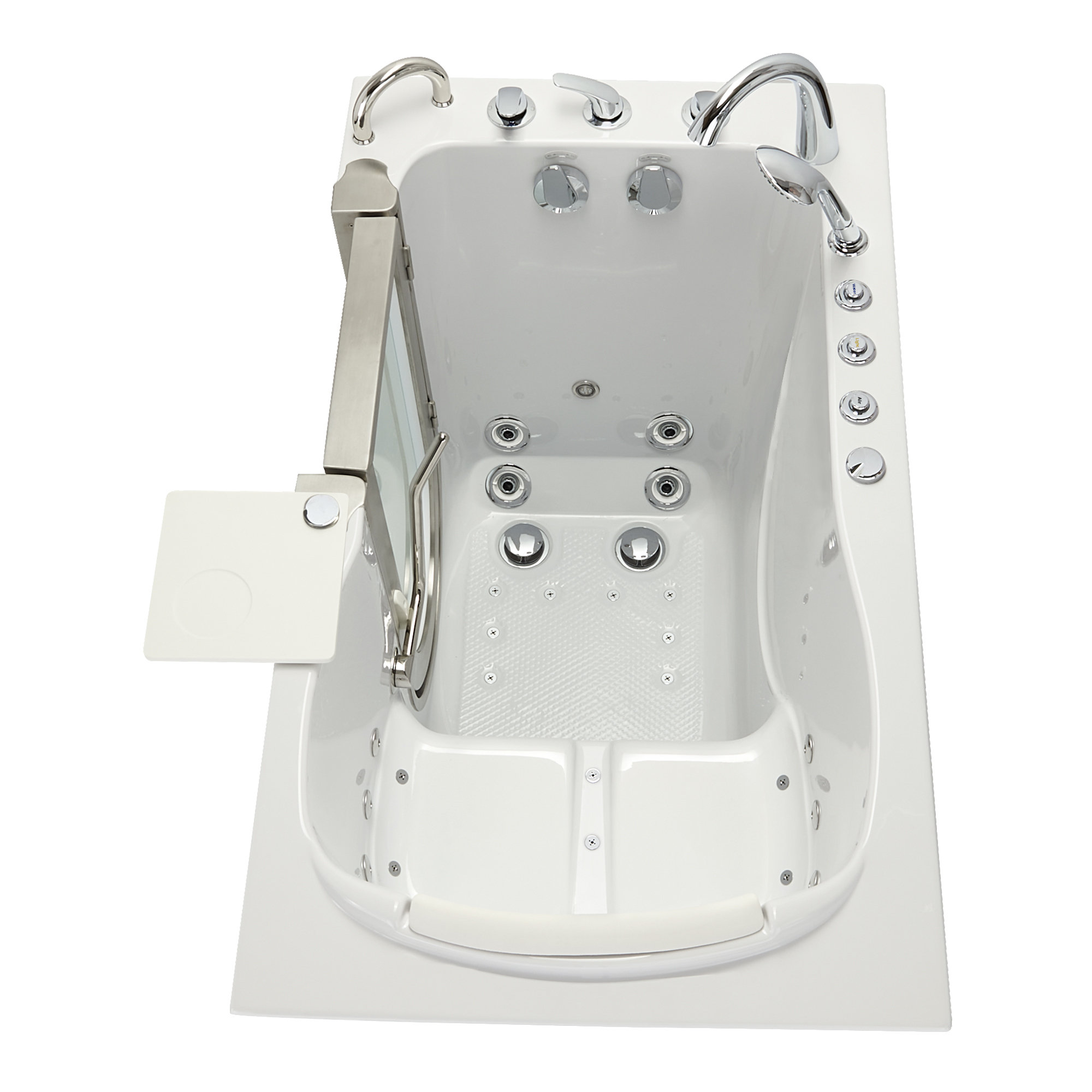 Ella Walk In Baths Petite 52'' x 27.5'' Walk-in Acrylic Bathtub with ...