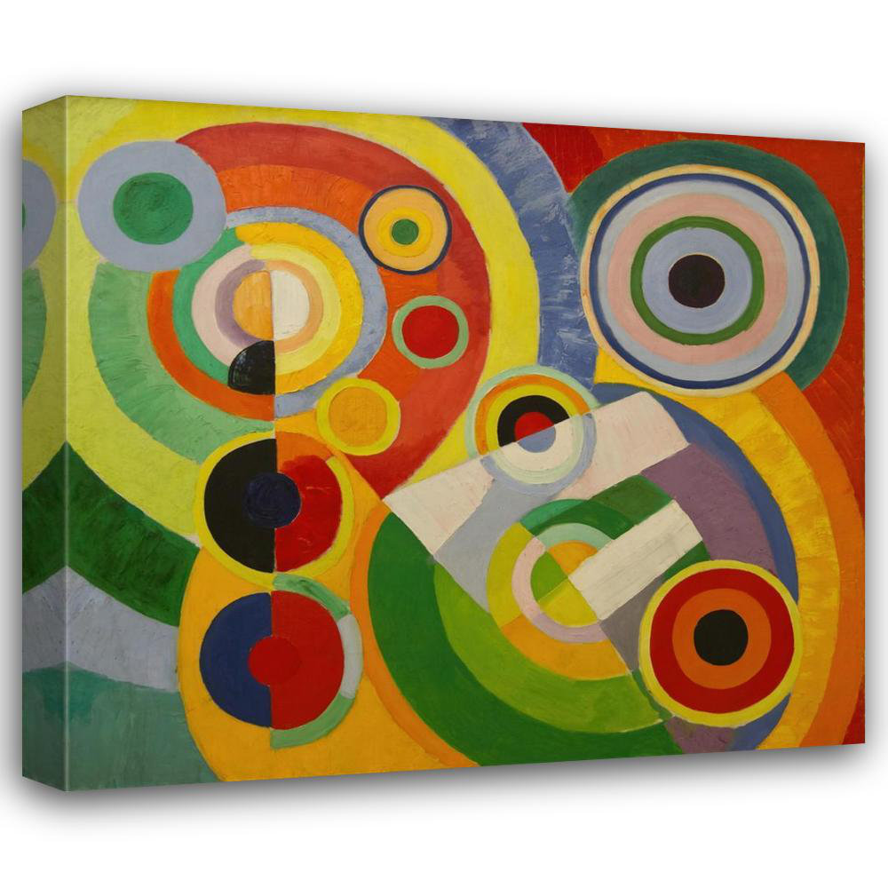 Ivy Bronx "Rhythm, Joy of Living" by Robert Delaunay - Gallery Wrap ...