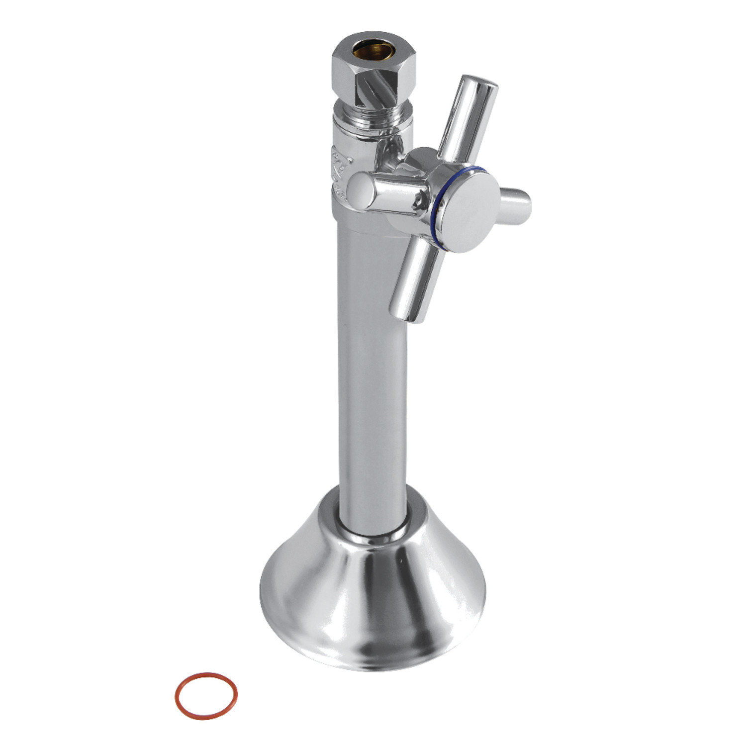 Kingston Brass Concord 1/2-Inch Sweat x 3/8-Inch OD Comp Quarter-Turn ...