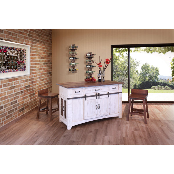 Laurel Foundry Modern Farmhouse Gilchrist Kitchen Island Set & Reviews ...