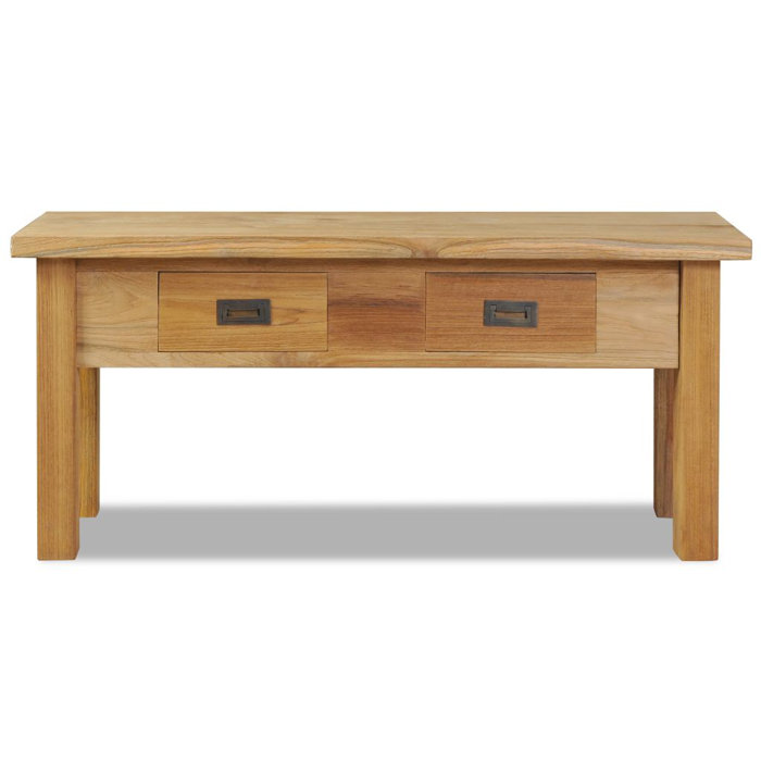 Millwood Pines Solid Wood Storage Bench | Wayfair