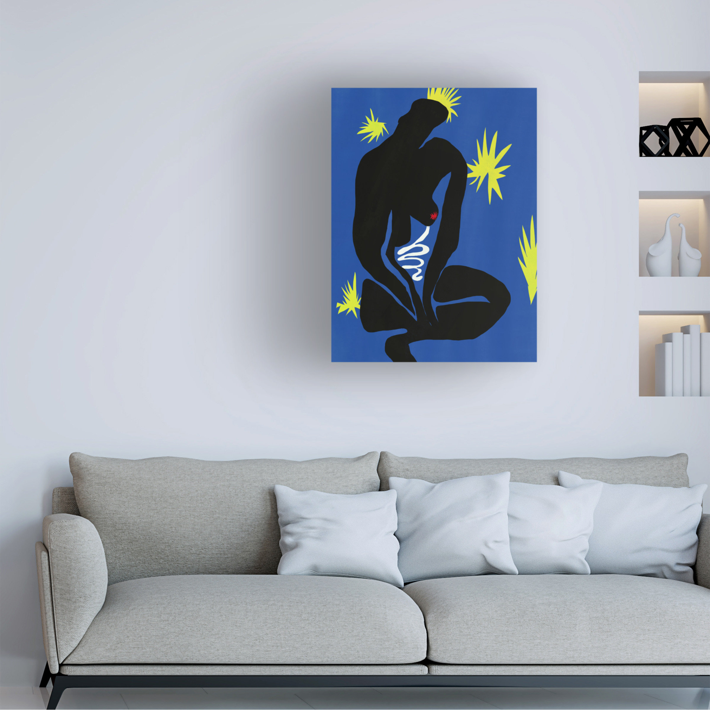 Trademark Fine Art Little Dean Cut Out Paper Figurine 02 Canvas Art ...