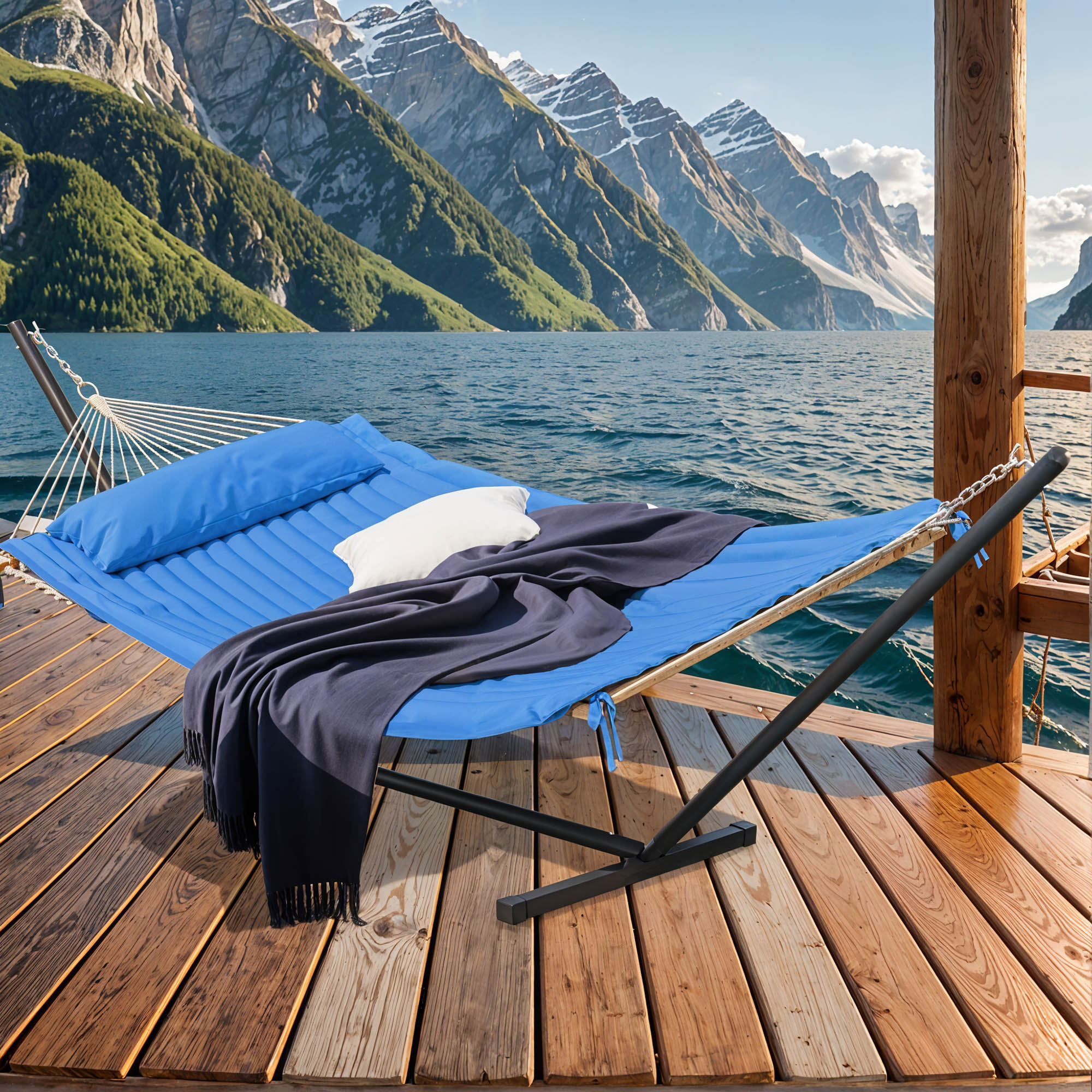 Arlmont & Co. Chennai 1 Person Classic Hammock with Stand | Wayfair