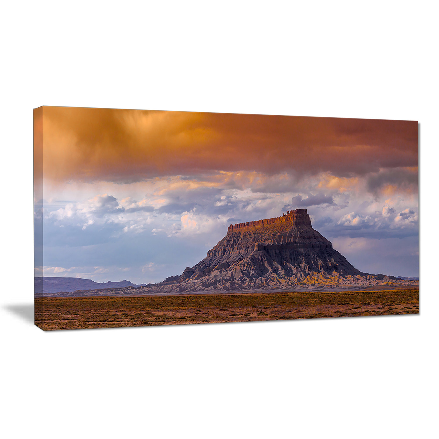 Design Art Factory Buttle Utah Panorama - Wrapped Canvas Photograph ...