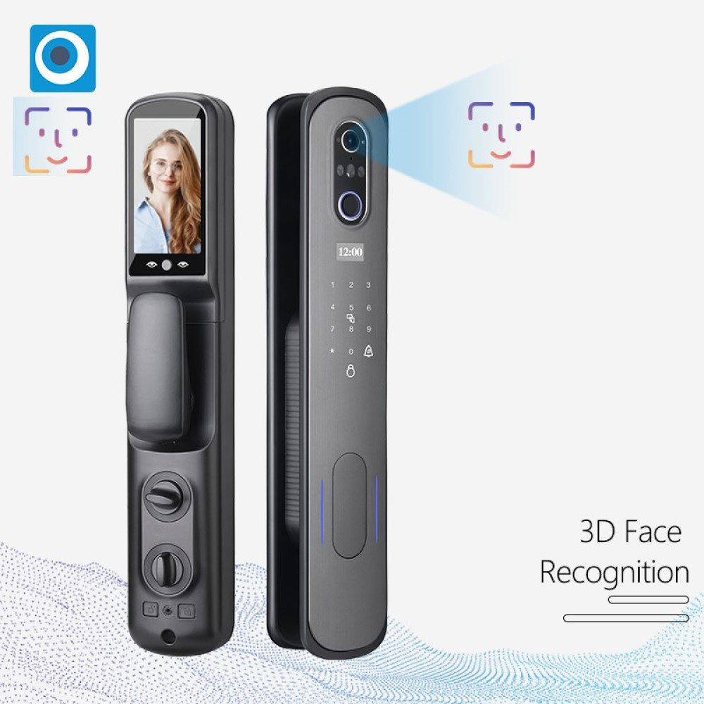 Smart Living&Technology 3d Face Recognition Smart Fingerprint Door Lock ...