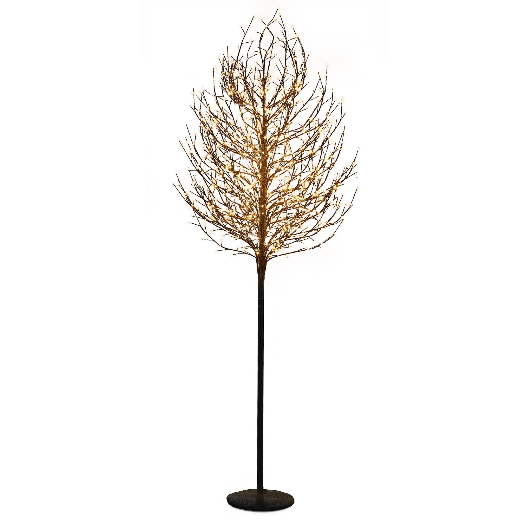 The Seasonal Aisle VeryMerry Micro-Dot Birch Tree with Warm White LED ...