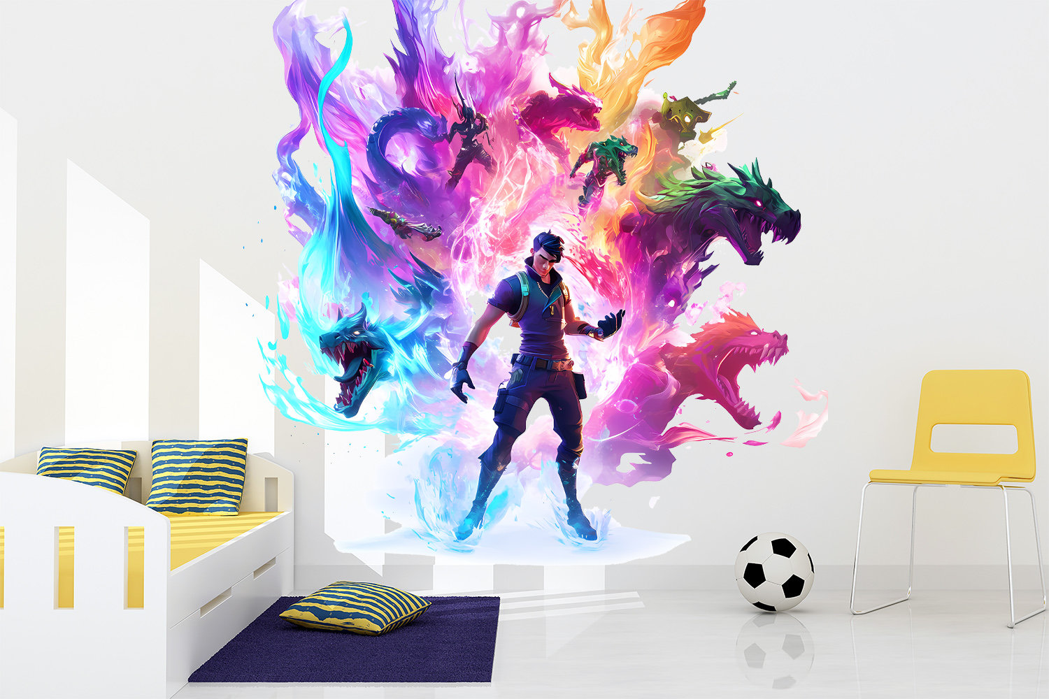 Trinx Gamer Wall Sticker Vinyl Deca - Gaming Wall Decoration Vinyl ...