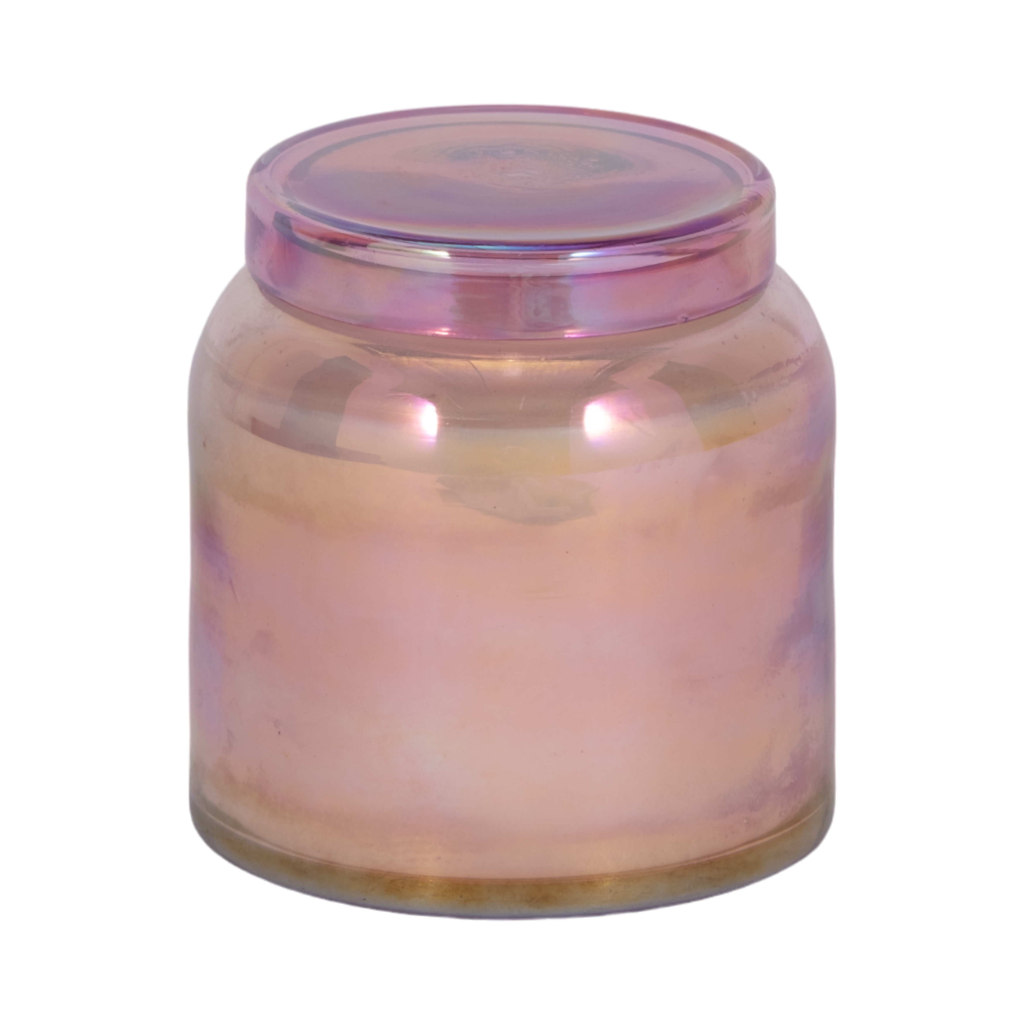 Mercer41 4" 21 Oz Jasmine Luster Lidded Candle, Pink | Wayfair