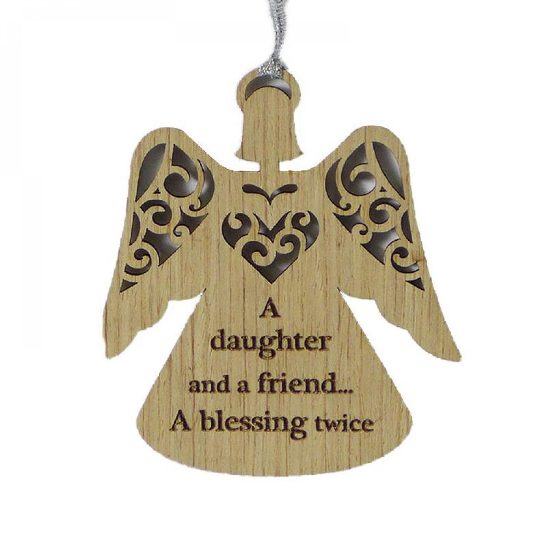 Fleur De Lis Living Angelic Blessing Angel With Text- Daughter ...