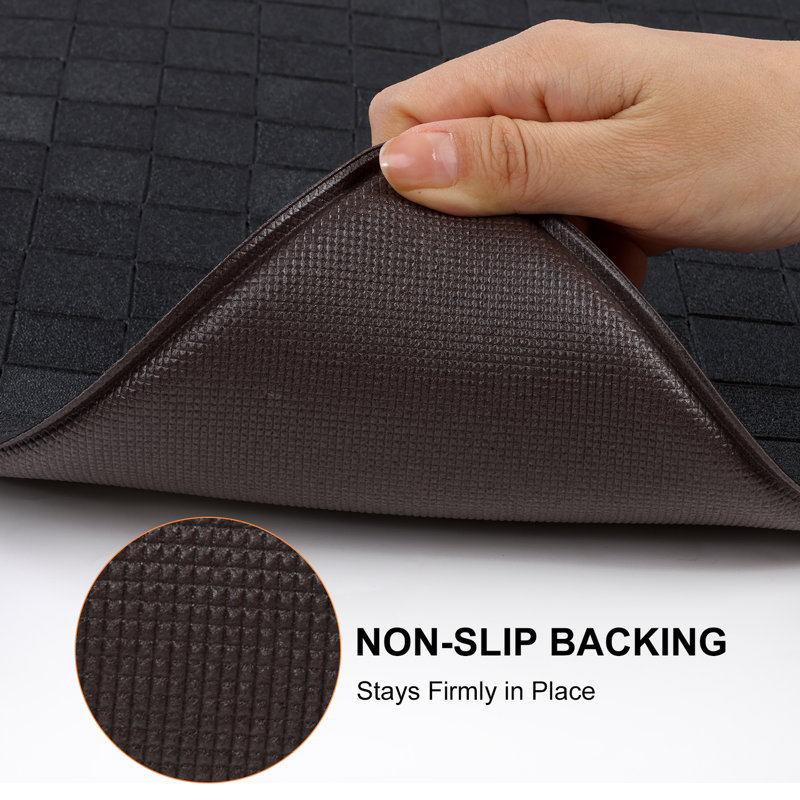 Latitude Run® Cushioned Anti Fatigue Kitchen Rug Set Kitchen Mats 3 PCS ...