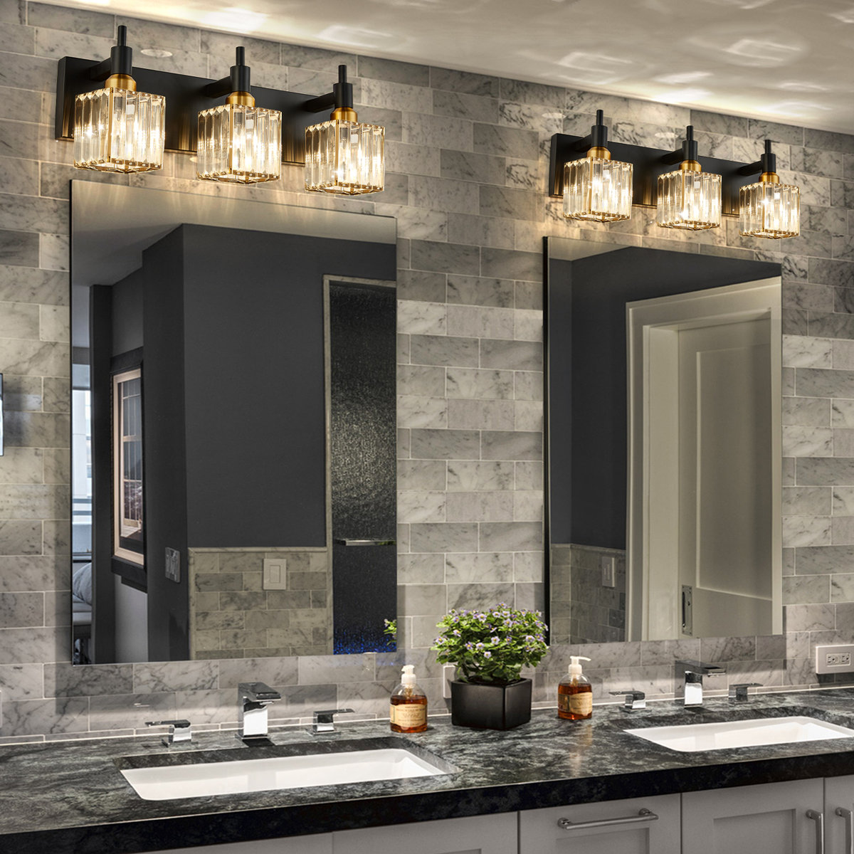 Everly Quinn Taevion Dimmable Vanity Light & Reviews - Wayfair Canada