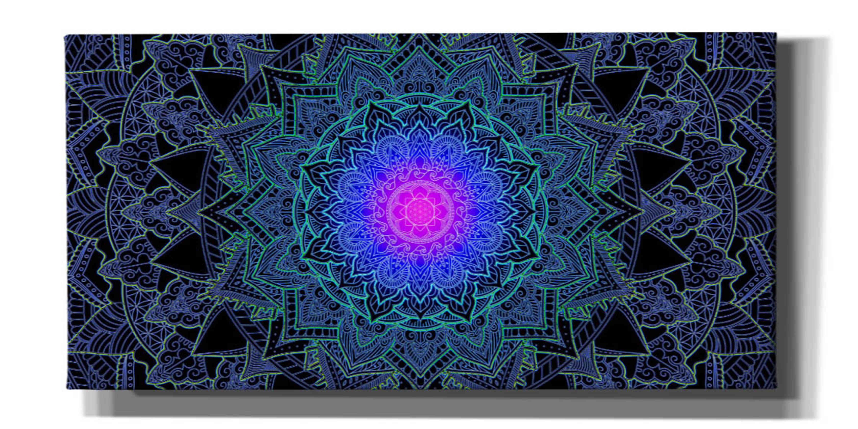 Dakota Fields Ebeline Mandala Love On Canvas by Cameron Gray Print ...