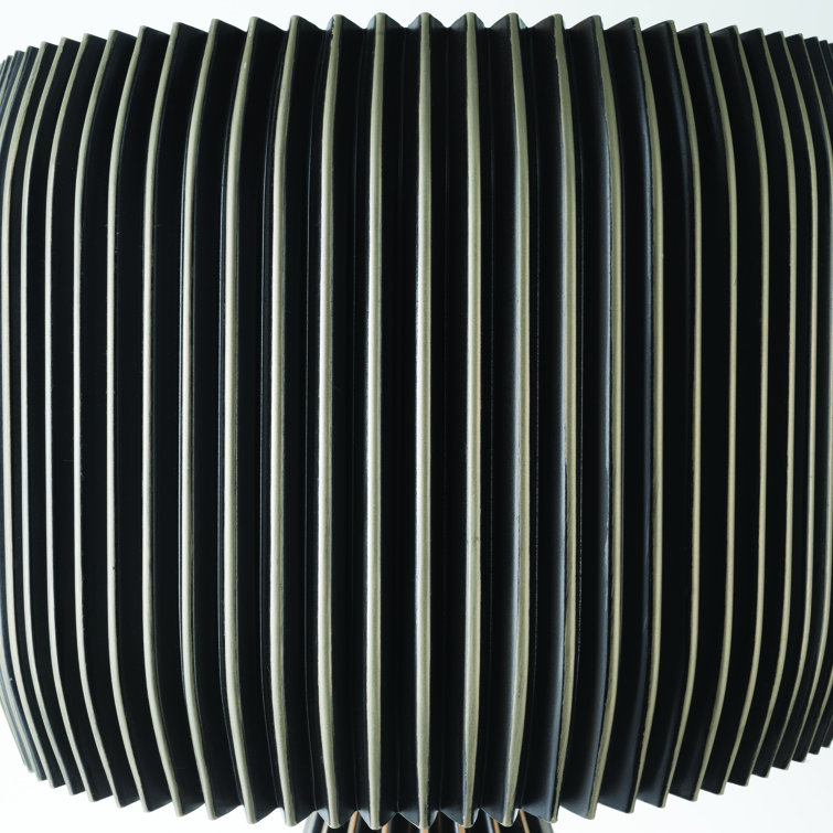 Global Views Crimp Table Lamp-Antique Nickel | Perigold