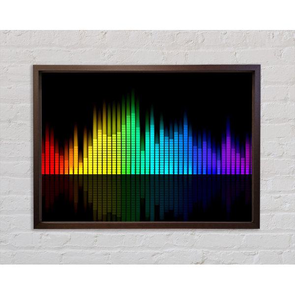 Bright Star Music Equalizer - Single Picture Frame Art Prints on Canvas ...