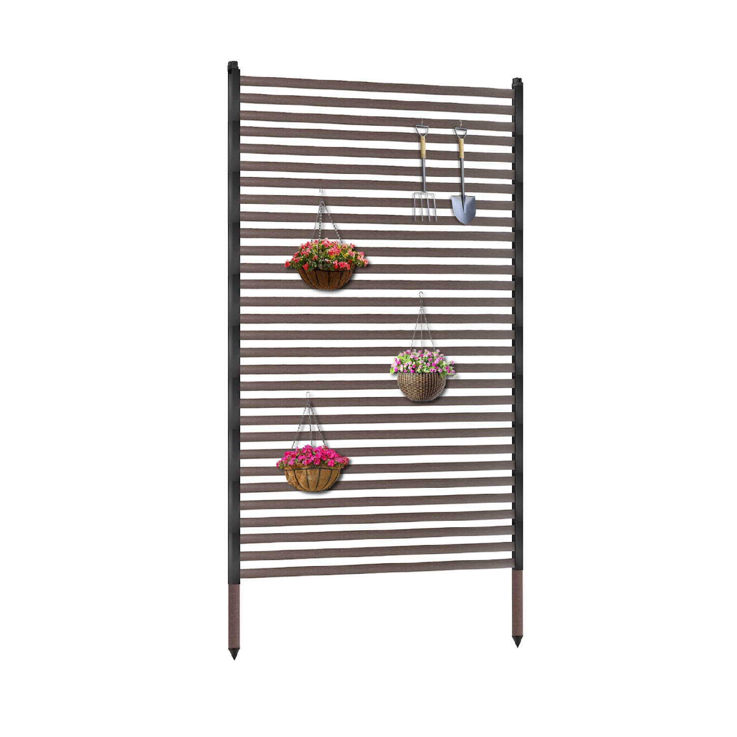 7 Star Marketplace US Outdoor Metal Privacy Screen 35" X 71 ...