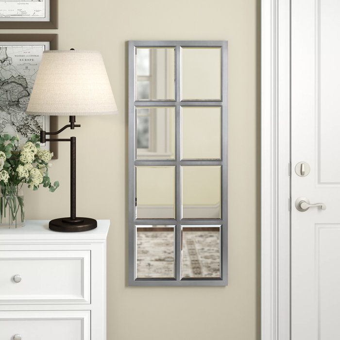 Three Posts™ Swanley Flat Wall Mirror & Reviews | Wayfair