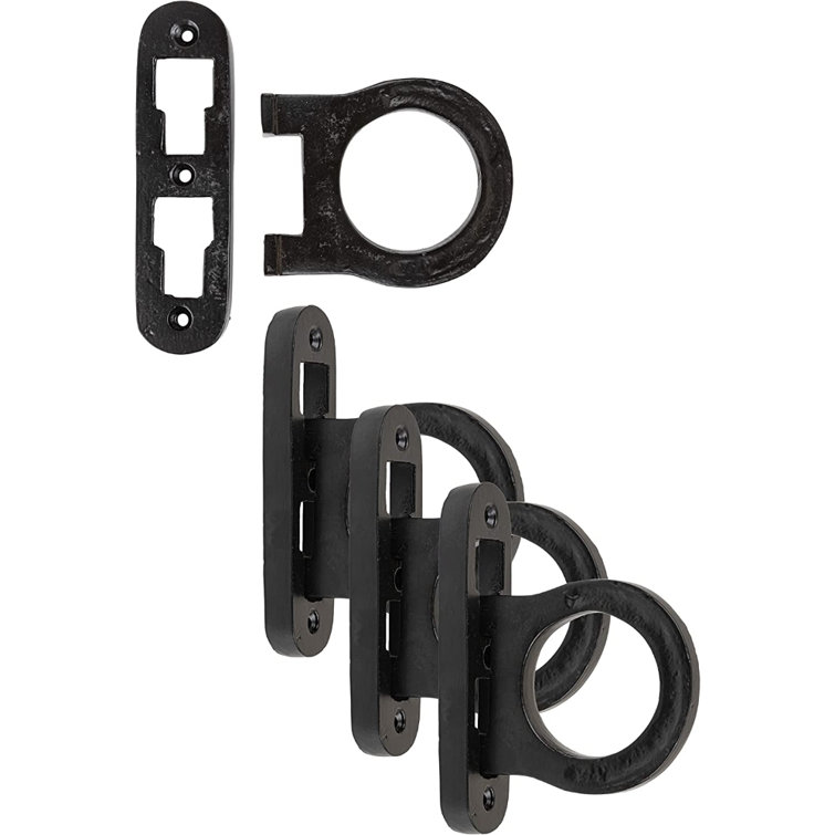 UNIQANTIQ HARDWARE SUPPLY Horseshoe Style Cast Iron Bed Rail Fastener ...