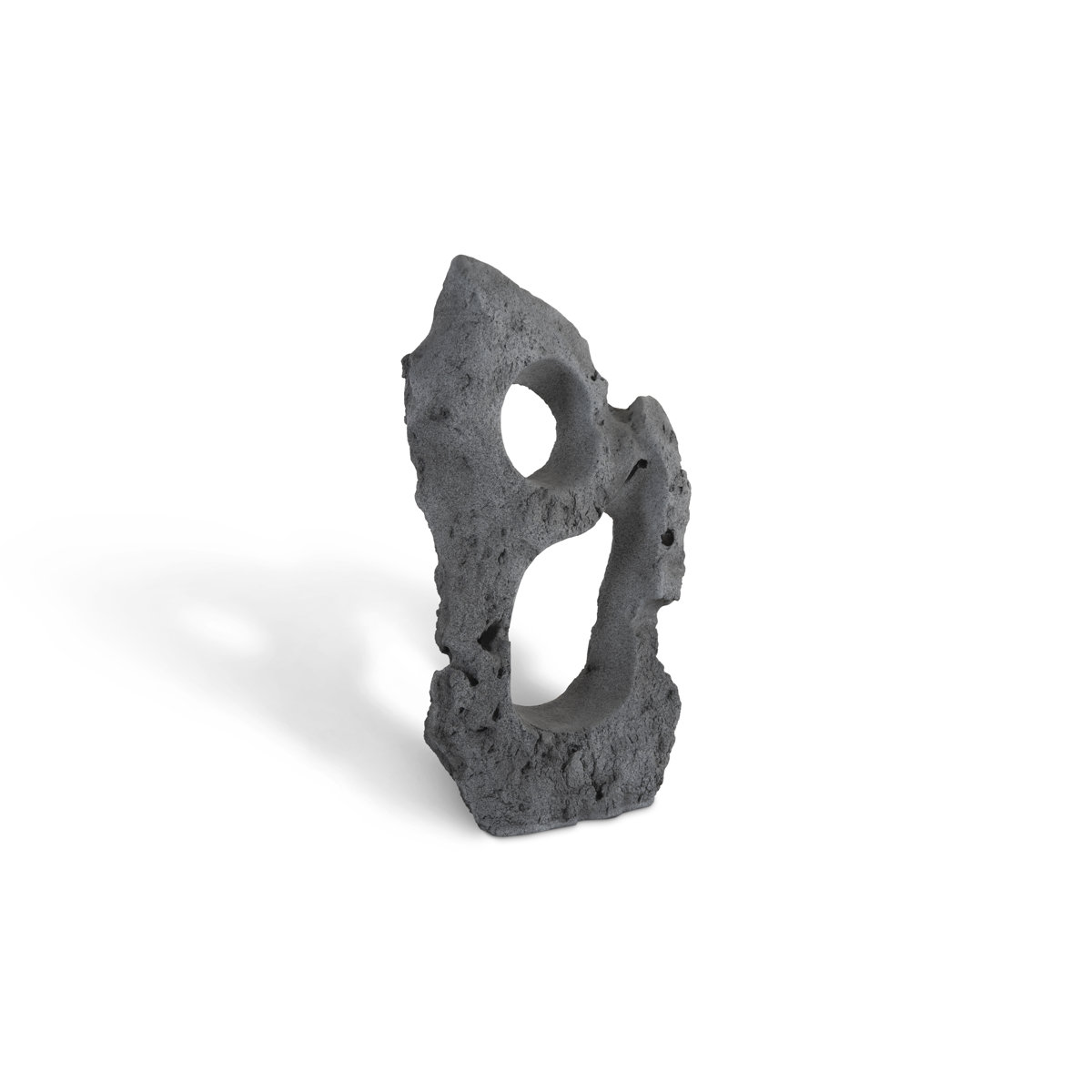 Phillips Collection Formations Colossal Cast Stone Sculpture, Two Holes ...