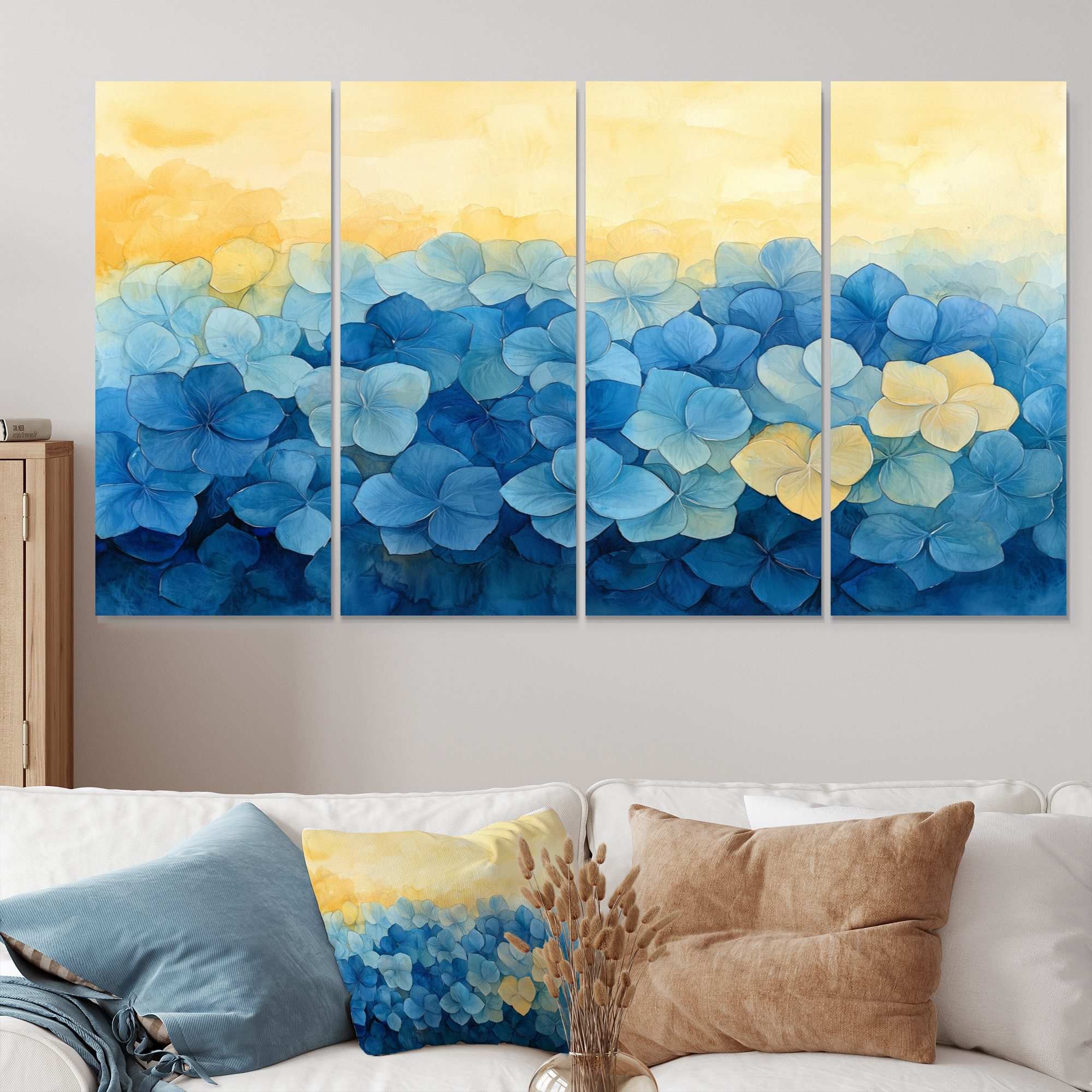 Red Barrel Studio® Abstract Hydrangea Horizon Of Simplicity V ...