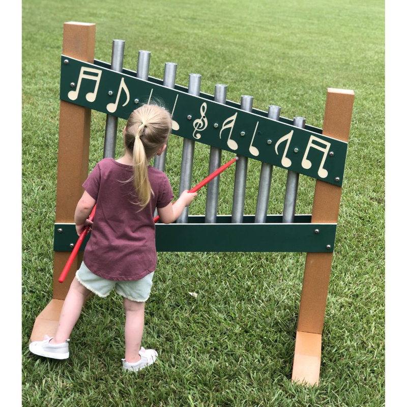 ImagineThat Play Systems Recycled Chime Wall - Wayfair Canada