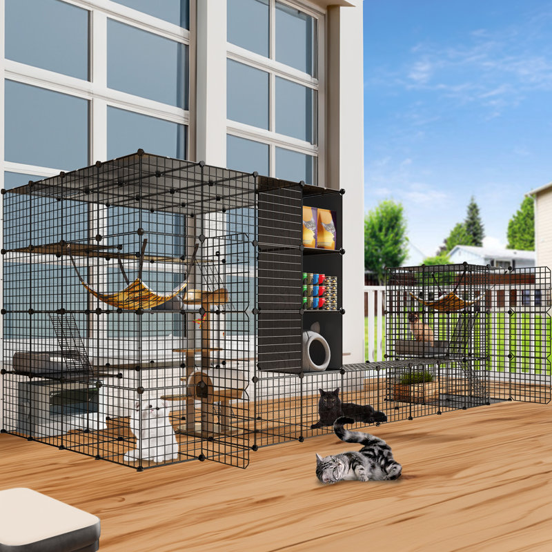 Tucker Murphy Pet™ Epifania Portable Cat Playpen, Catio | Wayfair