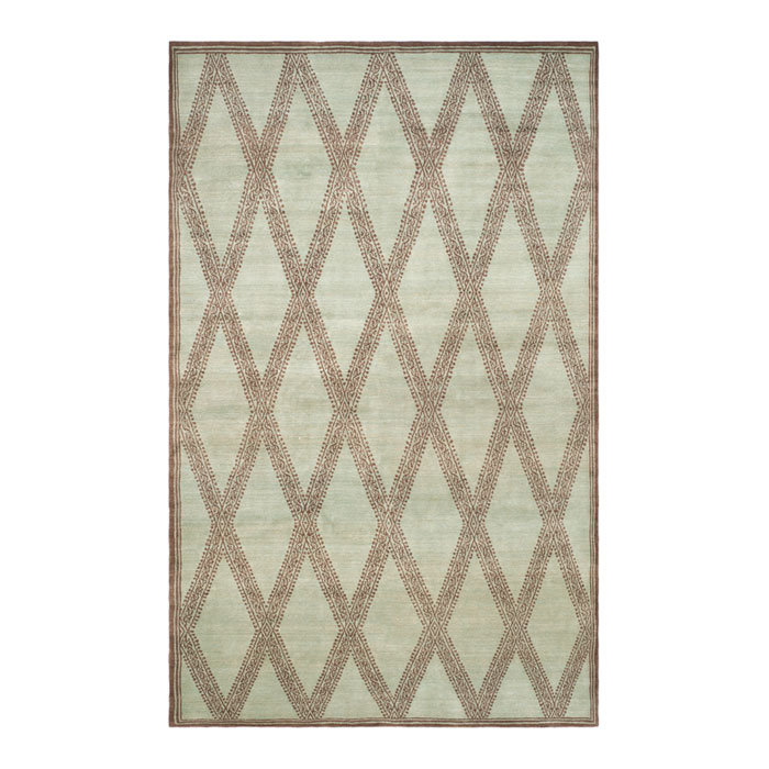 Safavieh Thomas O'Brien Hand Knotted Wool Rug in Ocean | Wayfair